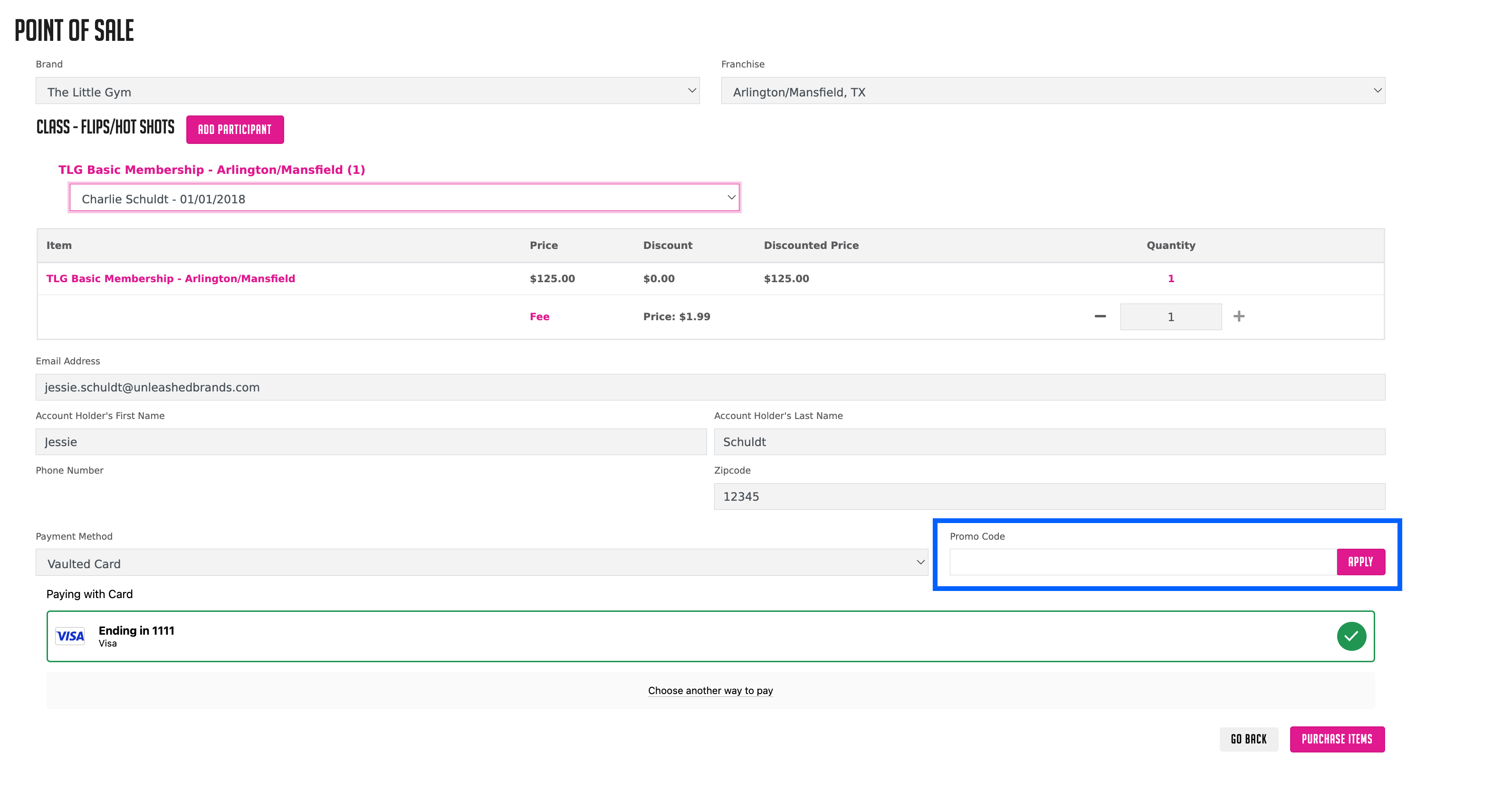 Command Center Promo Codes – The Little Gym